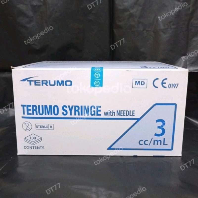 Promo Terumo Syringe Spuit 3Cc,5Cc,10Cc,20Cc,50Cc [1 Box] Diskon 23% di ...