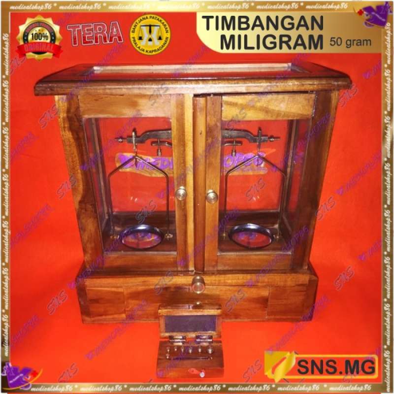 Promo Set Timbangan Miligram & Gram Untuk Syarat Buka Apotek Diskon 23% ...