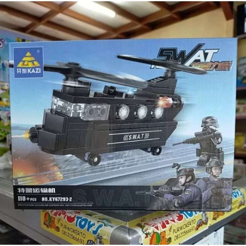 Jual Mainan Balok Edukasi Tentara Swat Army Tank Jeep Pesawat Mobil - 1 Di Seller Vino Toys ...