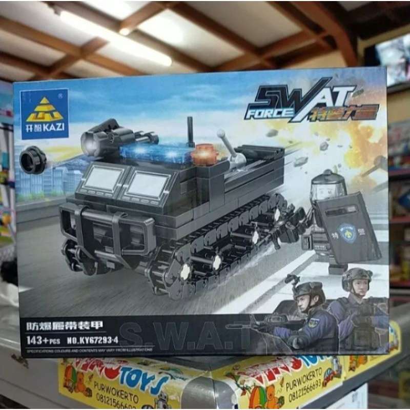 Jual mainan balok edukasi tentara swat army tank jeep pesawat mobil - 4 di Seller Vino Toys ...
