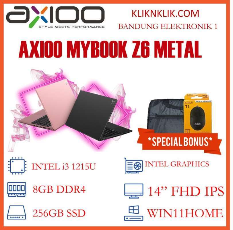 Jual Laptop Kerja Promo Intel Core I3 1215u Gen 12 Axioo Mybook Z6 Metal Di Seller Knkbec1 ...