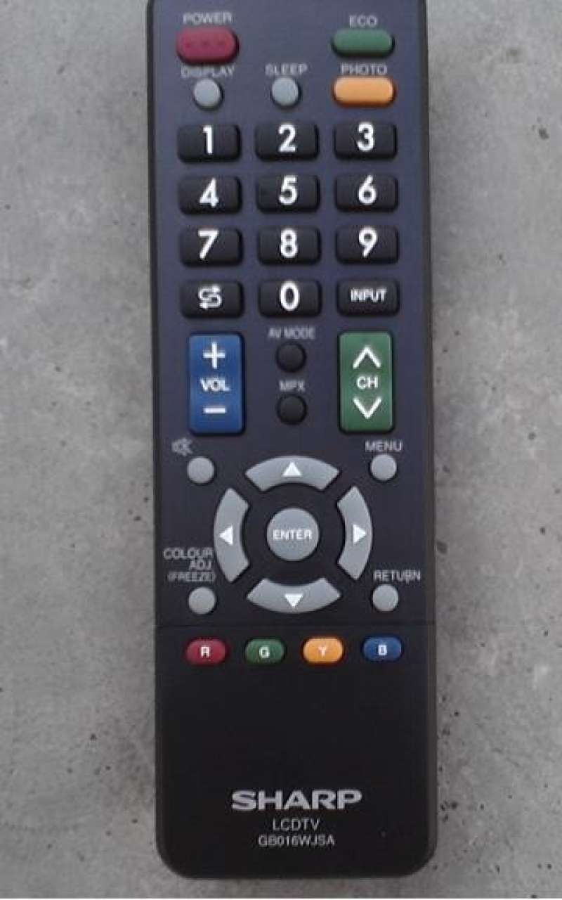 Promo Remote Tv Sharp Lcd-Led-Tabung Original Bisa Gojek Diskon 48% di ...