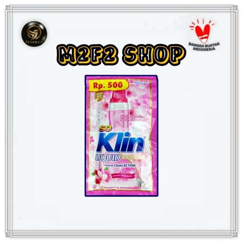 Promo So Klin Liquid Power Clean Action Japanese Sakura & Strawberry | Deterjen Cair Konsentrat ...