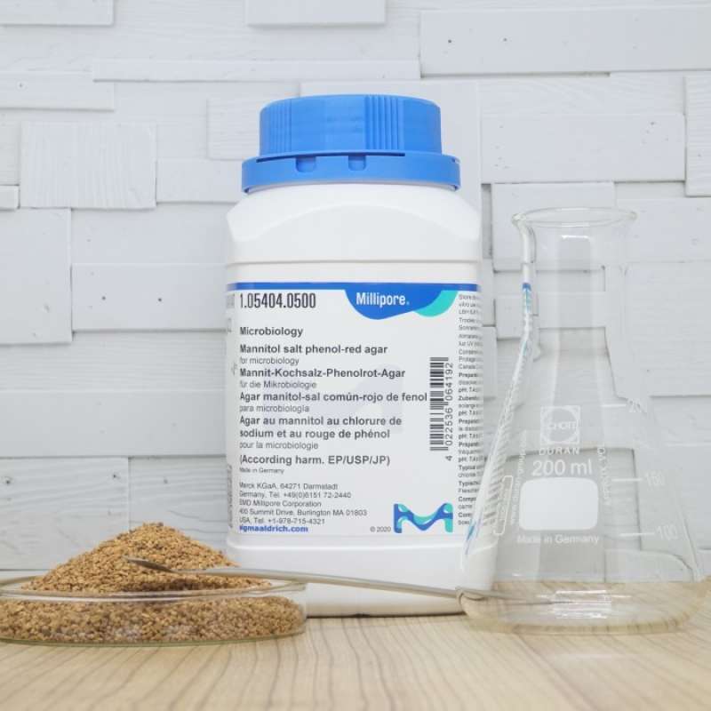 Promo Mannitol Salt Phenol-Red Agar|MERCK|1.05404.0500|Microbiology ...