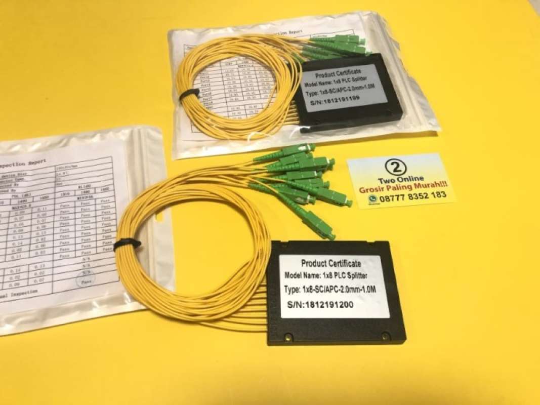 Promo Passive splitter / pasif spliter 1:8 fiber optic MODULAR Diskon ...