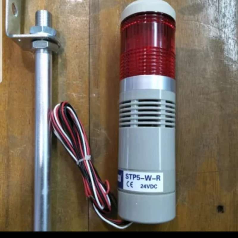 Promo LAMPU TOWER MERAH 1 WARNA KEDIP DAN BUNYI TOWER LAMP SHEMSCO/ewig ...