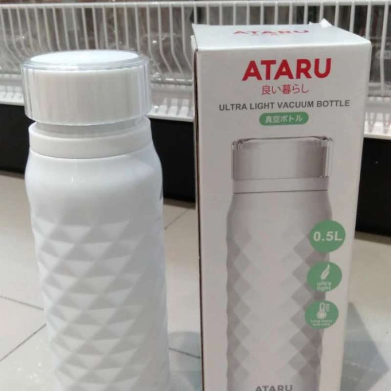 Promo Ataru Vacuum Flask Superlight 500 Ml - Putih Diskon 33% di Seller ...