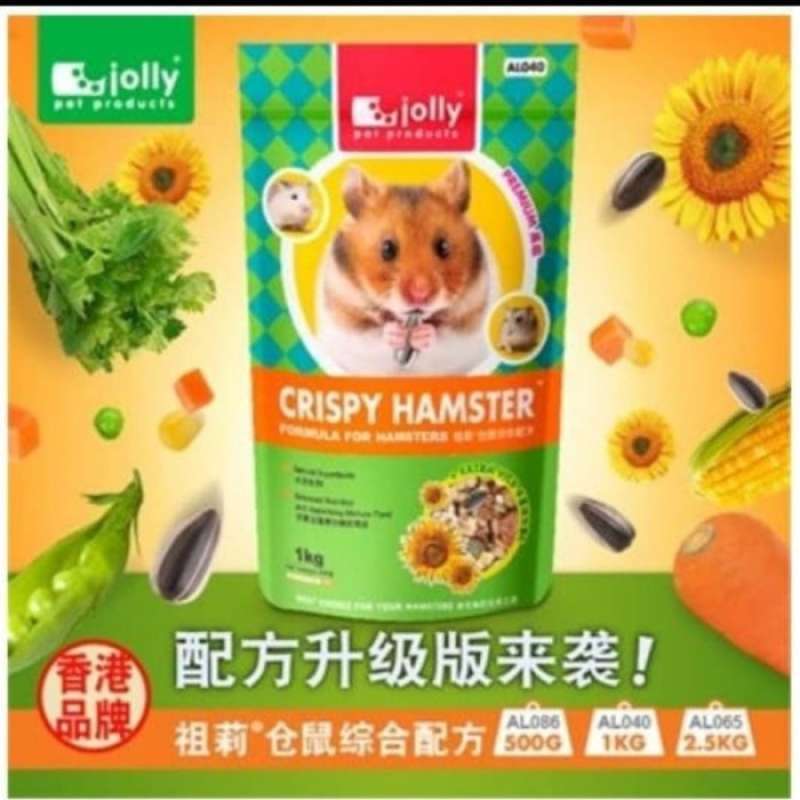 Promo Crispy Hamster Food Alex Jolly Hamsfood 1kg AL040 / Makanan ...