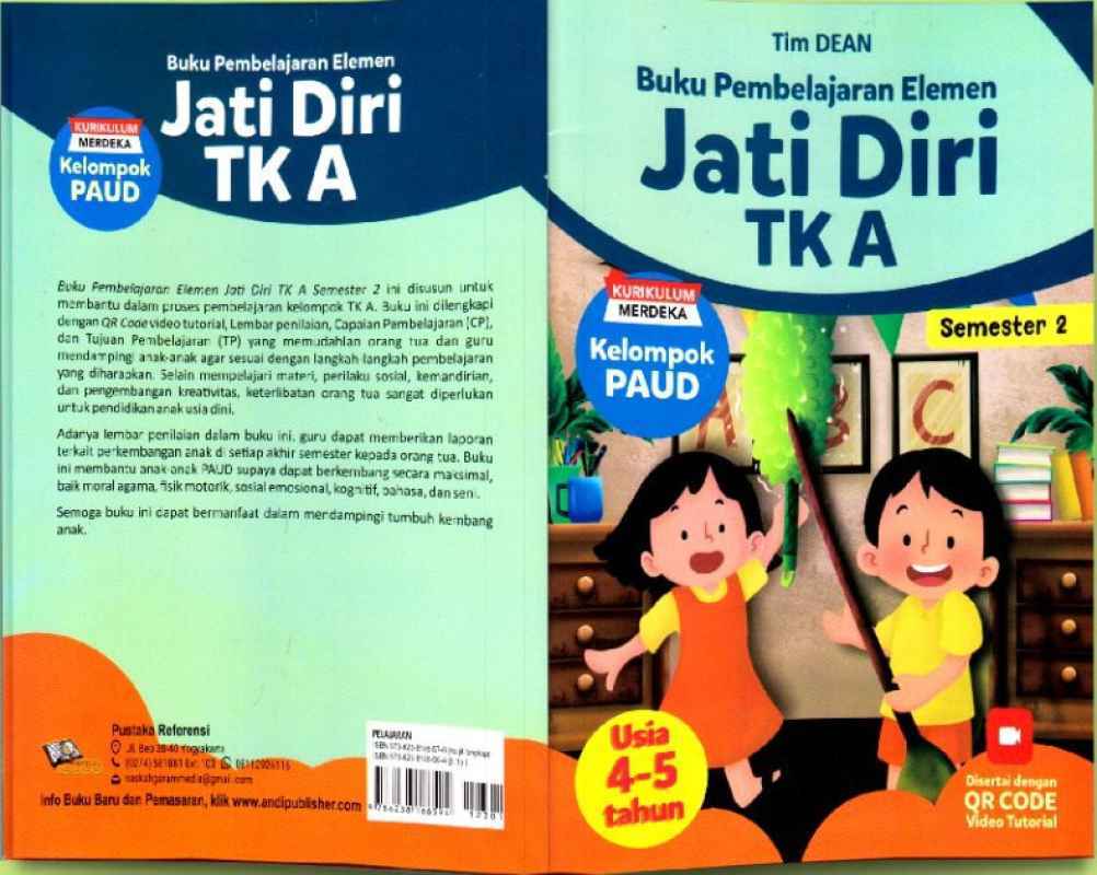 Jual Buku Pembelajaran Elemen Jati Diri TK A Semester 2 Kur. Merdeka di Seller Bookstuff - Catur ...