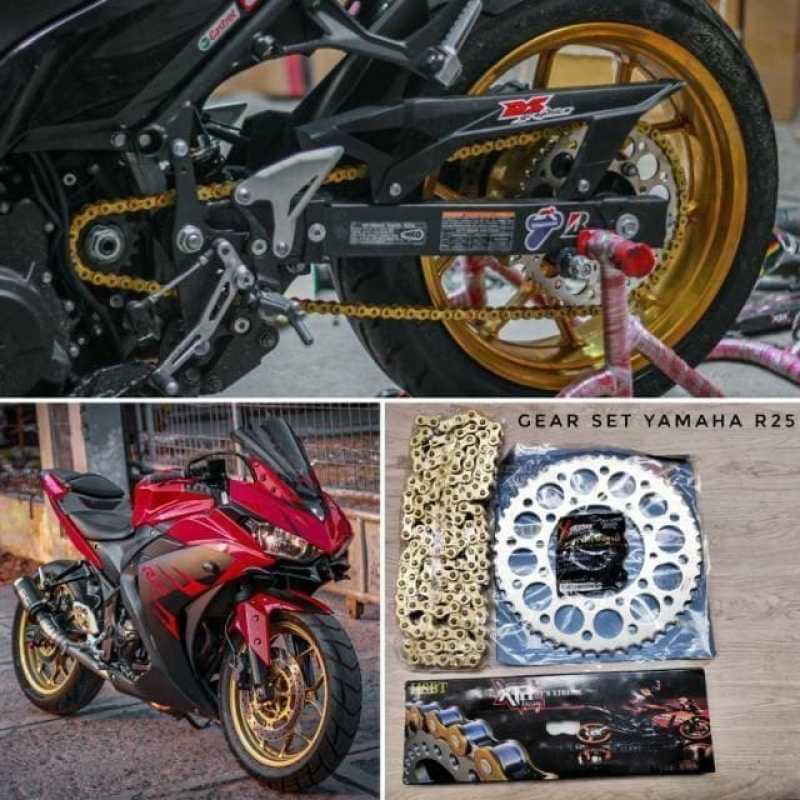 Promo Gear Set R25 Yamaha R25 V1 V2 Gir Yamaha R25 Velg R25 Xtreme ...