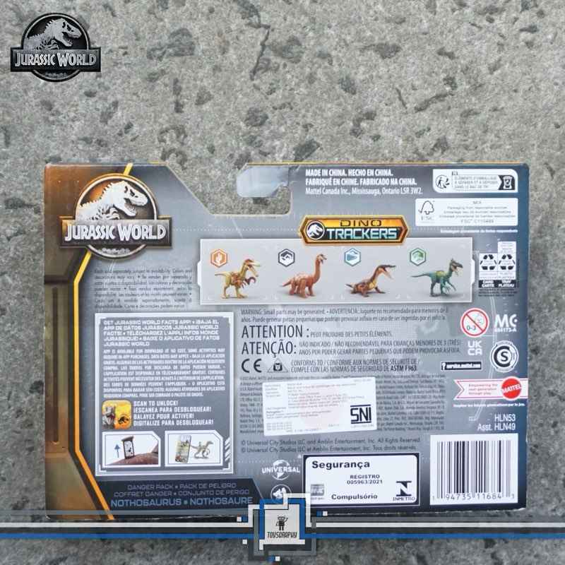 Jual Jurassic World Dino Trackers Danger Pack Nothosaurus Dinosaurus Di Seller Toysgraphy