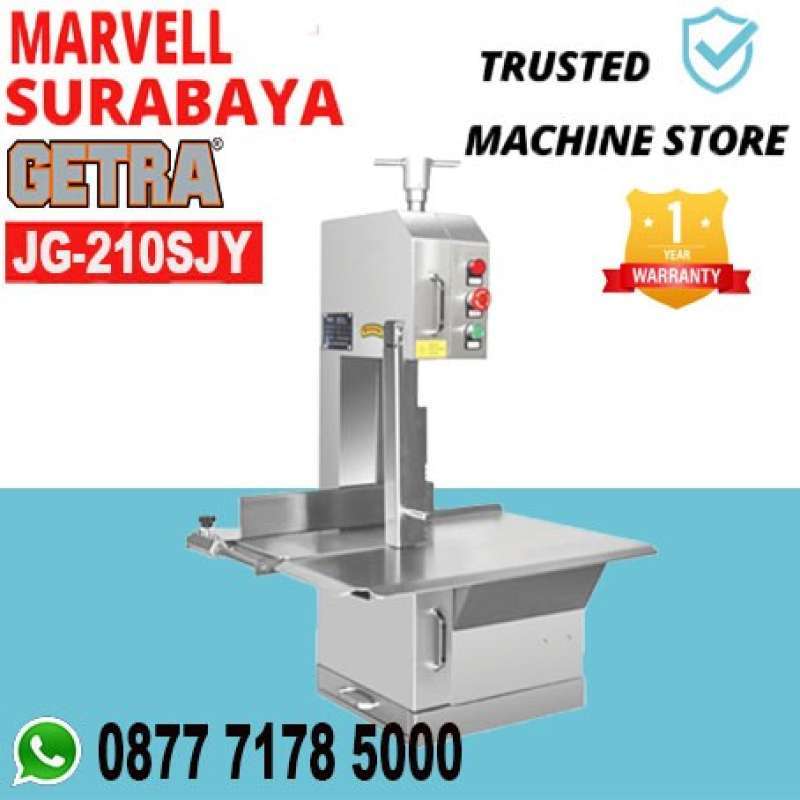 Promo BONE SAW GETRA MESIN PEMOTONG DAGING BEKU DAN TULANG JG-210SJY ...