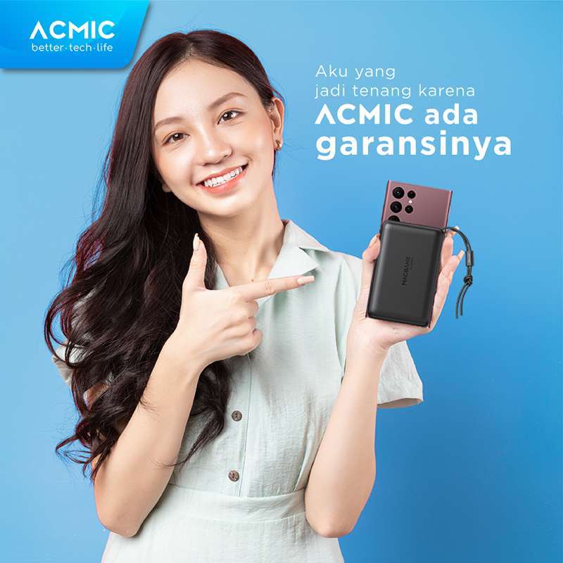Promo Acmic Magbank 10000mah Powerbank MagSafe Wireless 22.5w Fast ...