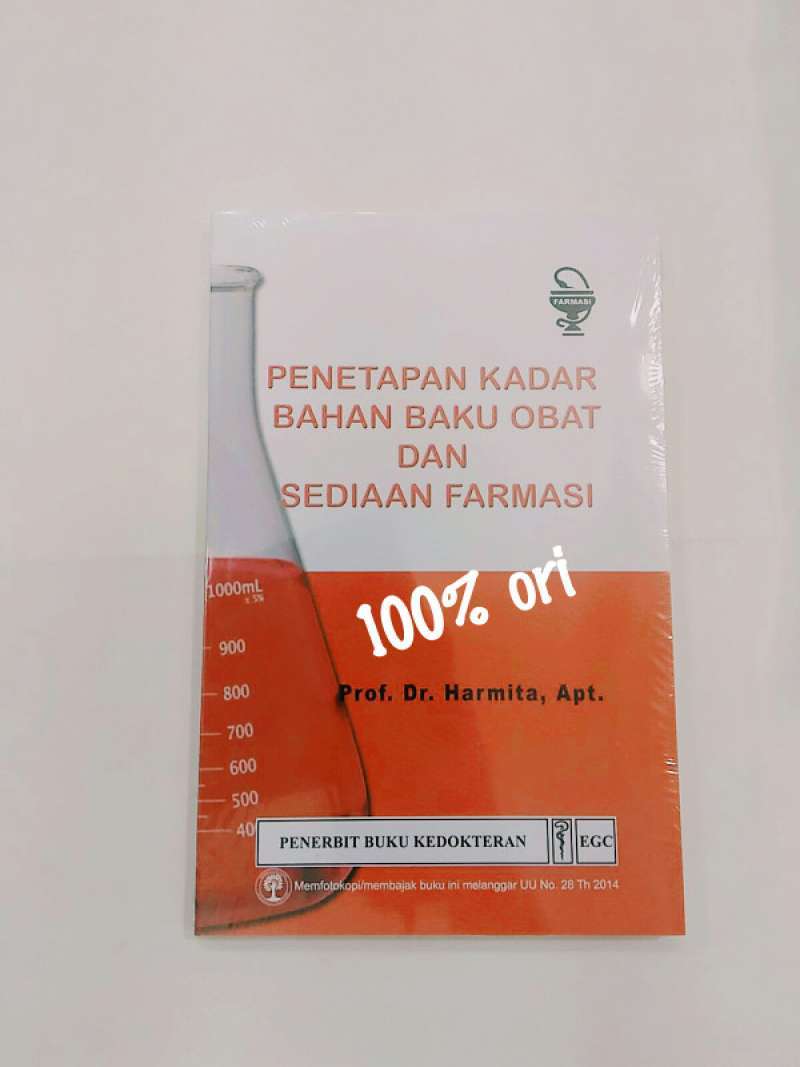 Promo Penetapan Kadar Bahan Baku Obat Dan Sediaan Farmasi Diskon 23% di Seller Emerald Store ...