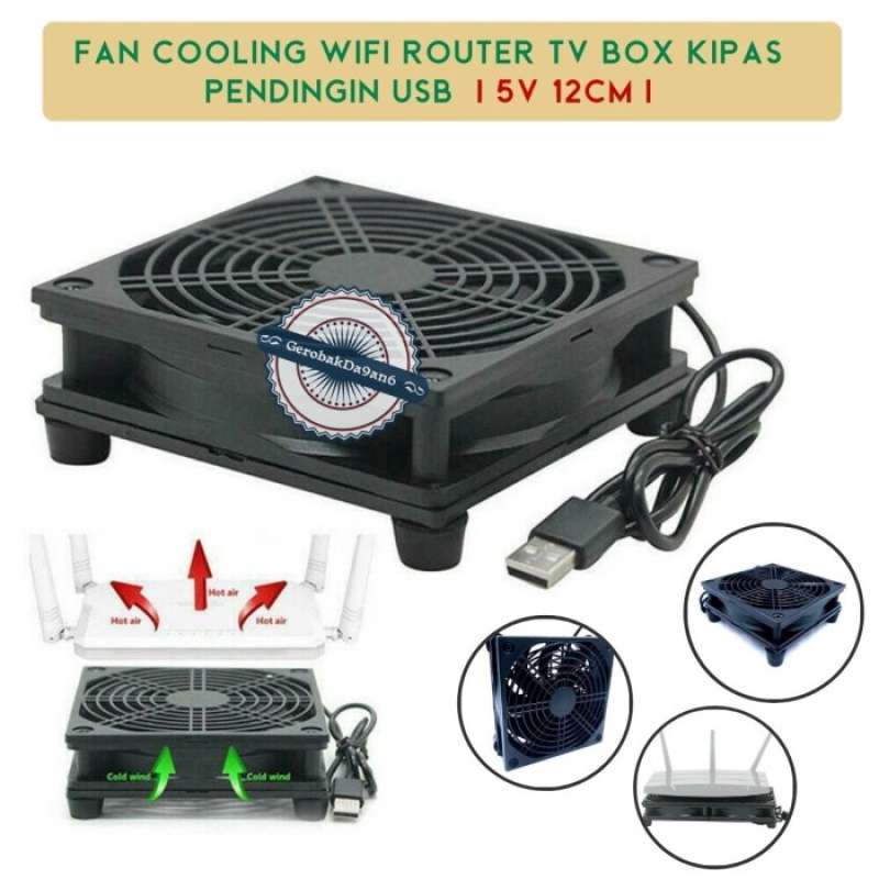 Promo Fan Cooling Wifi Router Tv Box Kipas Pendingin USB Fan Cooler ...