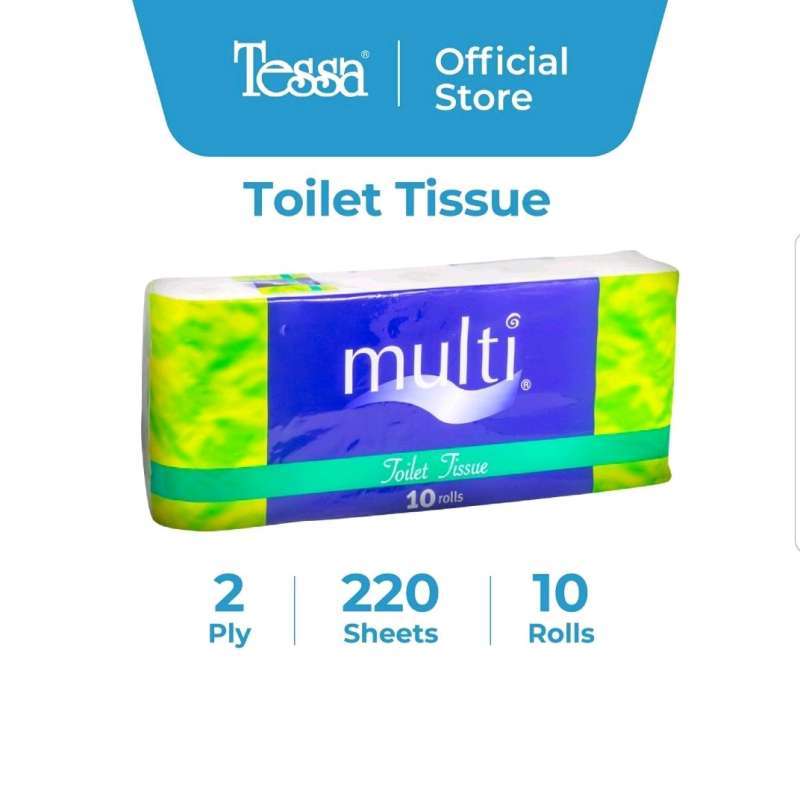 Jual Tissue Multi Toilet Tissue 10 Roll / Tisu Toilet 220 Sheets 2 Ply ...