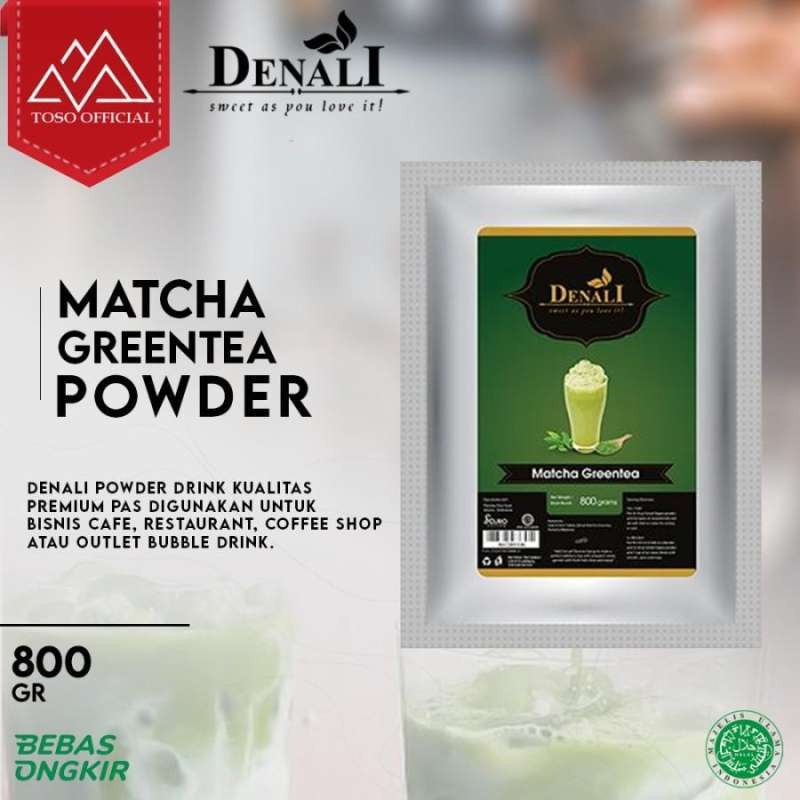 Promo Denali Frappe Powder Flavoured Greentea Matcha Bubuk Minuman ...