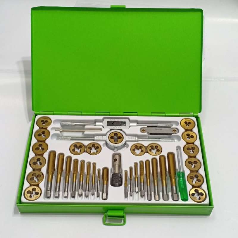 Promo Tap And Die Set 40 pcs TEKIRO Tap And Snai Tap Set And Snei Tap ...