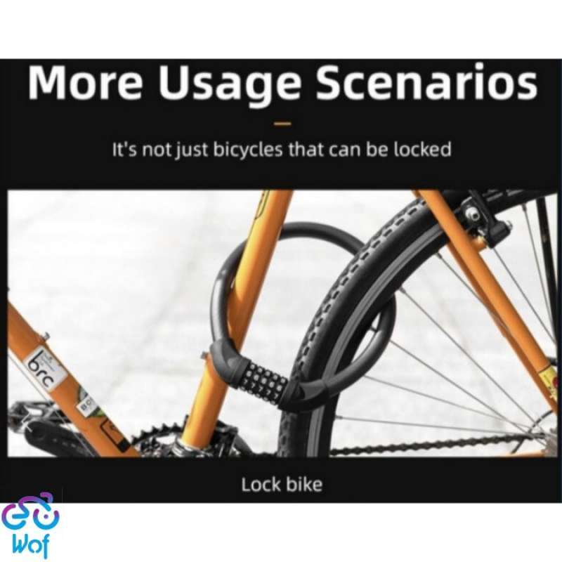 Jual Rockbros Kunci Gembok Sepeda Bike Bicycle Lock Ring 40cm Rks502 Di ...