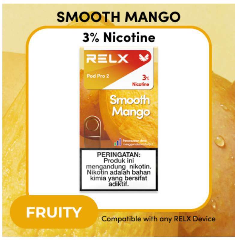 Jual Relx Infinity Pod Pro 2 (single) - Smooth Mango Di Seller Relx Gd ...