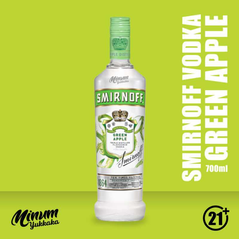 Jual Smirnoff Vodka Green Apple 700ml Di Seller Minum Yuk Kaka - Marga ...