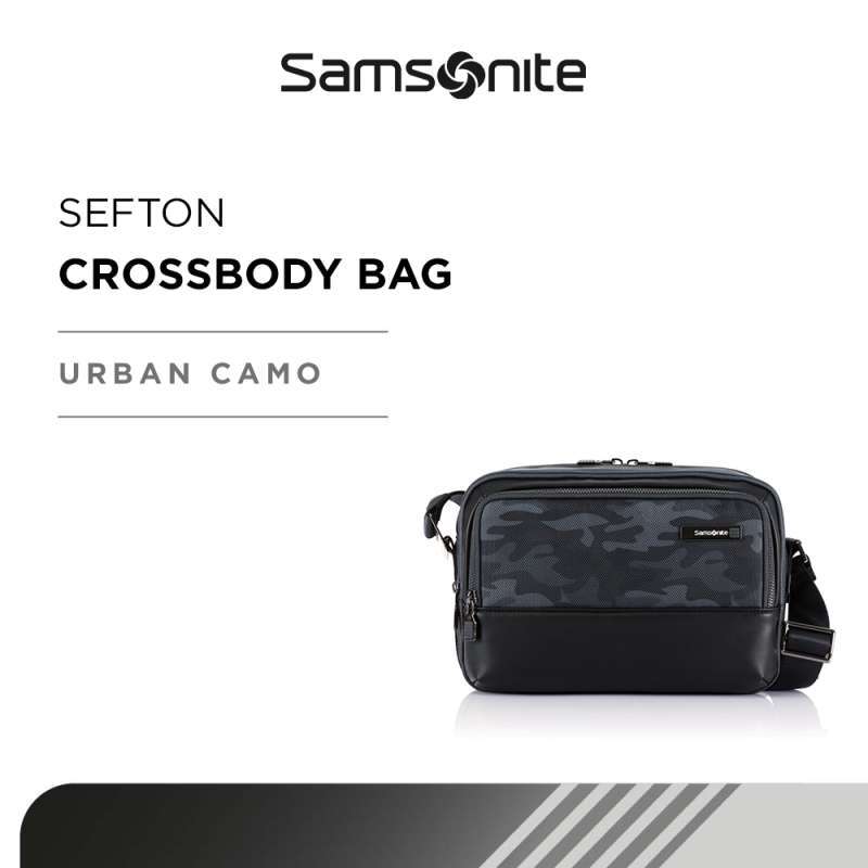 Jual Samsonite Sefton Horizontal Crossbody Bag TCP – Urban CAMO di ...