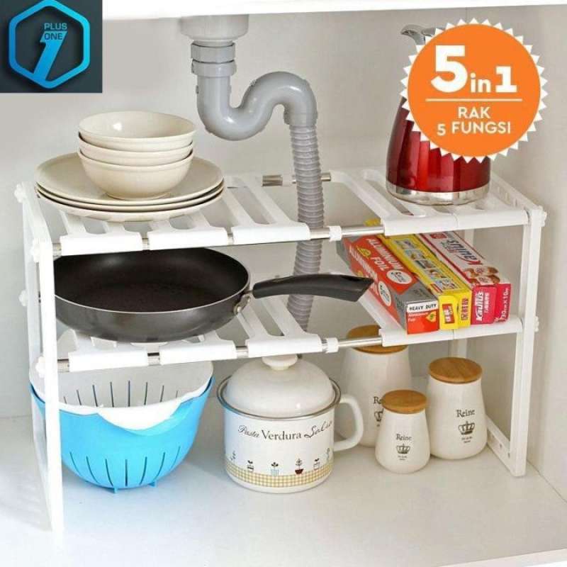 Jual Rak Dapur Panci / Piring Bawah Wastafel 2 Susun Terbaik Di Seller ...