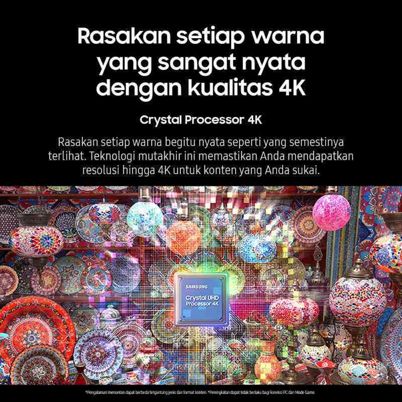 Promo Samsung Smart Tv 50 Inch Crystal Uhd 4k Bu8500 Dengan Airslim Design - Ua50bu8500kxxd ...