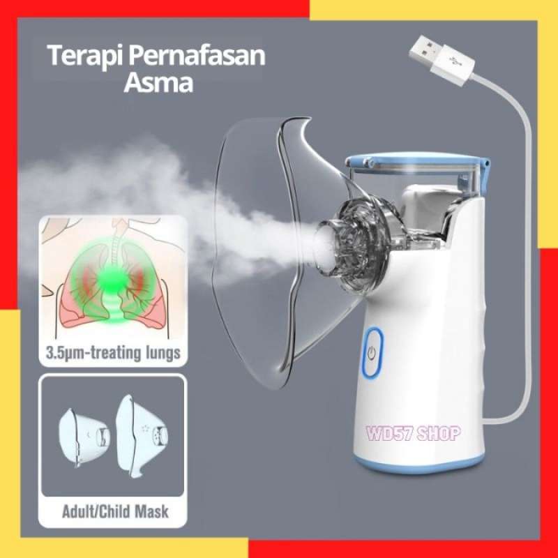 Jual Alat Uap Oksigen Pernafasan Sesak Nafas Asma Inhaler Nebulizer Murah di Seller Makmur ...