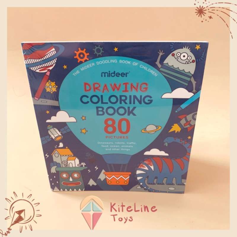 Jual Mideer Drawing Coloring Book Mainan Edukasi Anak Buku Mewarnai ...