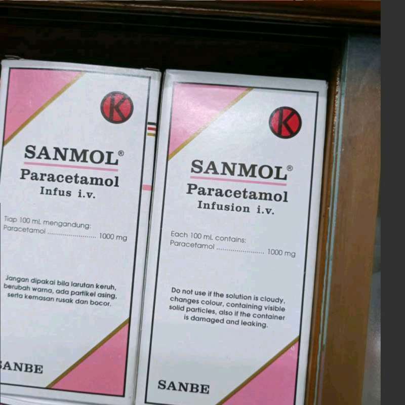 Jual Sanmol Paracetamol Infus Injeksi Per Box di Seller Apotek Balanak ...