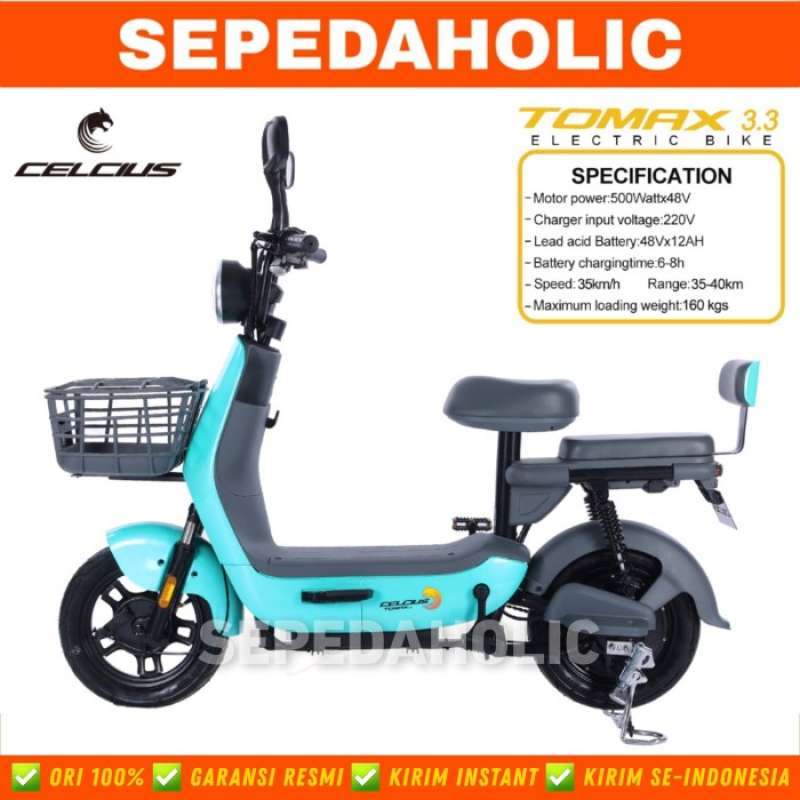 Sepeda Listrik Tomax Original - Harga & Model Terbaru Agustus 2024 | Blibli