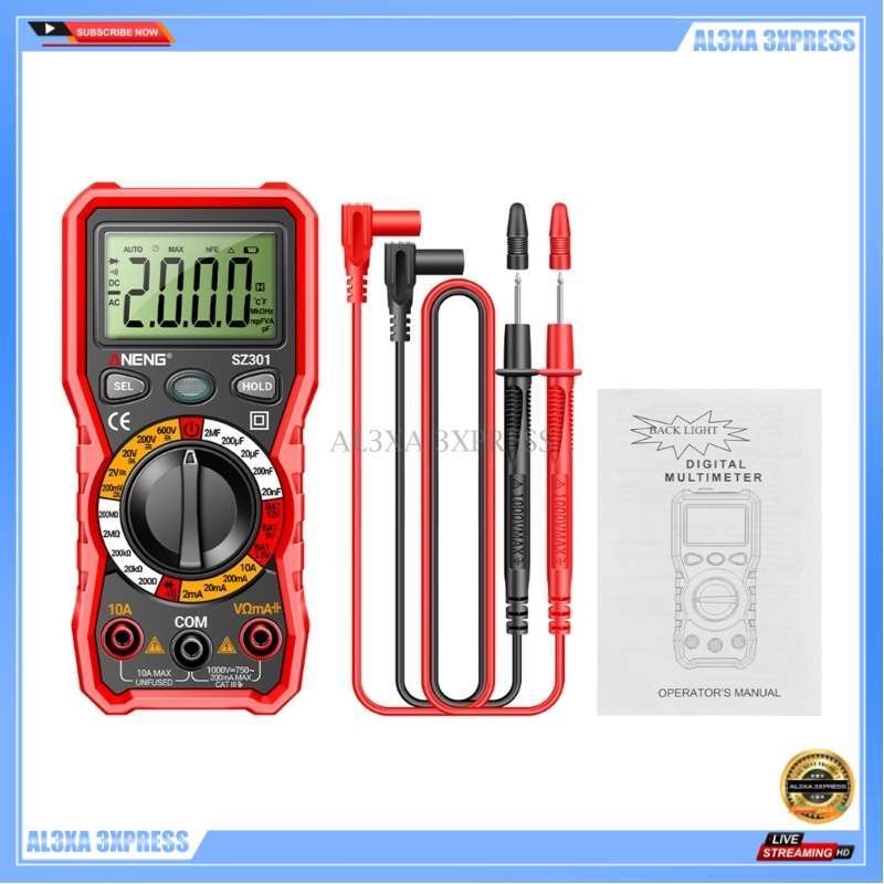 Jual Pocket Digital Multimeter Mini Voltage Tester Alat Ukur Rumah ...