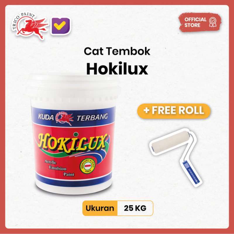 Promo Cat Kuda Terbang Hokilux 25Kg - Trico Paint | Cat Tembok | Water ...