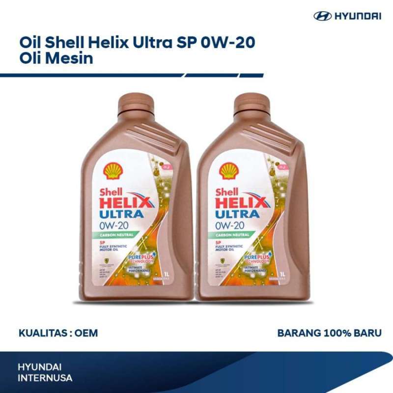 Jual Oil Shell Helix Ultra Sp 0w-20 Oli Mesin Di Seller Hyundai ...