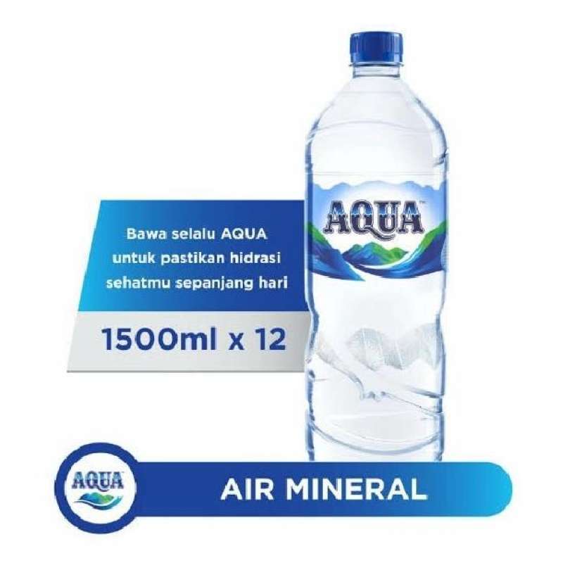 Jual aqua 1,5l 1 dus isi 12 di Seller MITRA PANGAN JAYA INDONESIA - Mesjid, Kota Medan | Blibli
