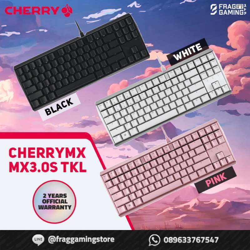 Jual Cherry Mx Cherry Mx3.0s Mx30s Mechanical Gaming Keyboard Tkl Nbl Di Seller Indah Komputer ...