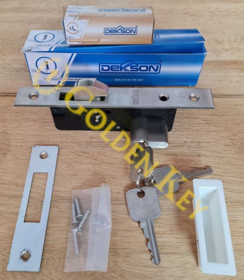 Promo Paket Mortise Dekkson Dekson 8225 Body Bodi Kunci Pintu Sliding ...