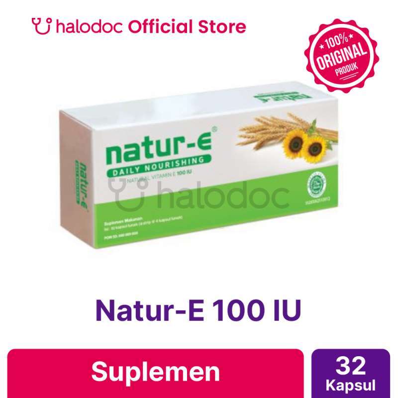 Jual Natur-e 100 Iu 32 Kapsul Di Seller Halodoc Official Store - Apotik ...