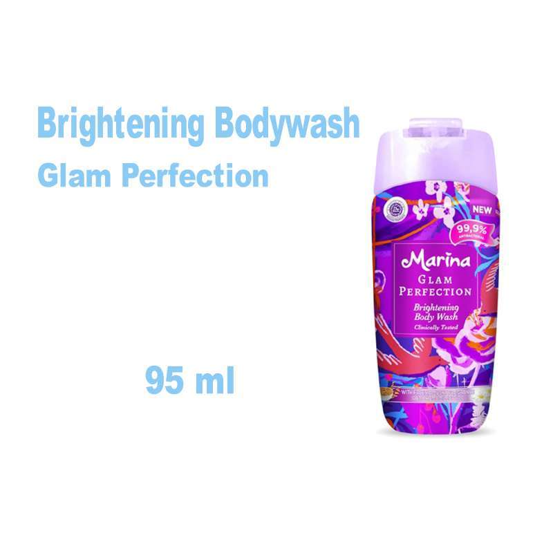 Promo Marina Brightening Body Wash Fresh Sparkle / Sweet Romance / Glam ...