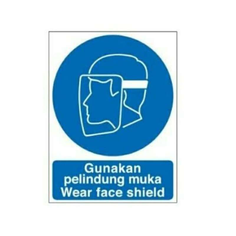 Promo Akrilik Sign Board Face Wajah Shield Apd Alat Pelindung Diri ...