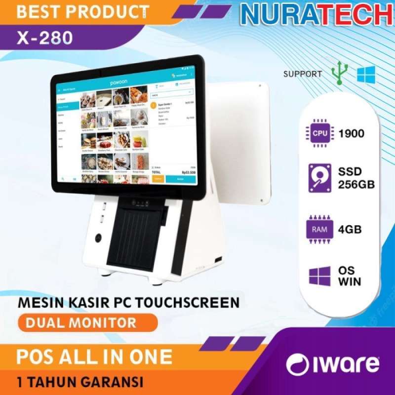 Promo Mesin Kasir Pc Pos All In One Touchscreen Iware X280 - Multicolor Diskon 23% di Seller ...