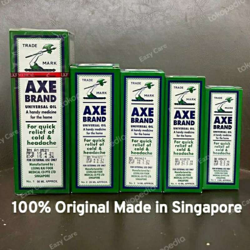 Jual Singapore Minyak Angin Cap Kapak Axe Brand Oil 100% Original ...