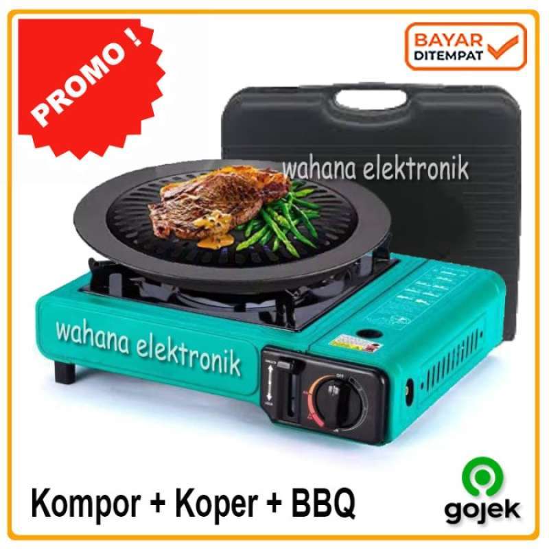 Promo Paket Barbeque/Bbq Set Kompor Portable + Bbq Ultra Grill Pan ...
