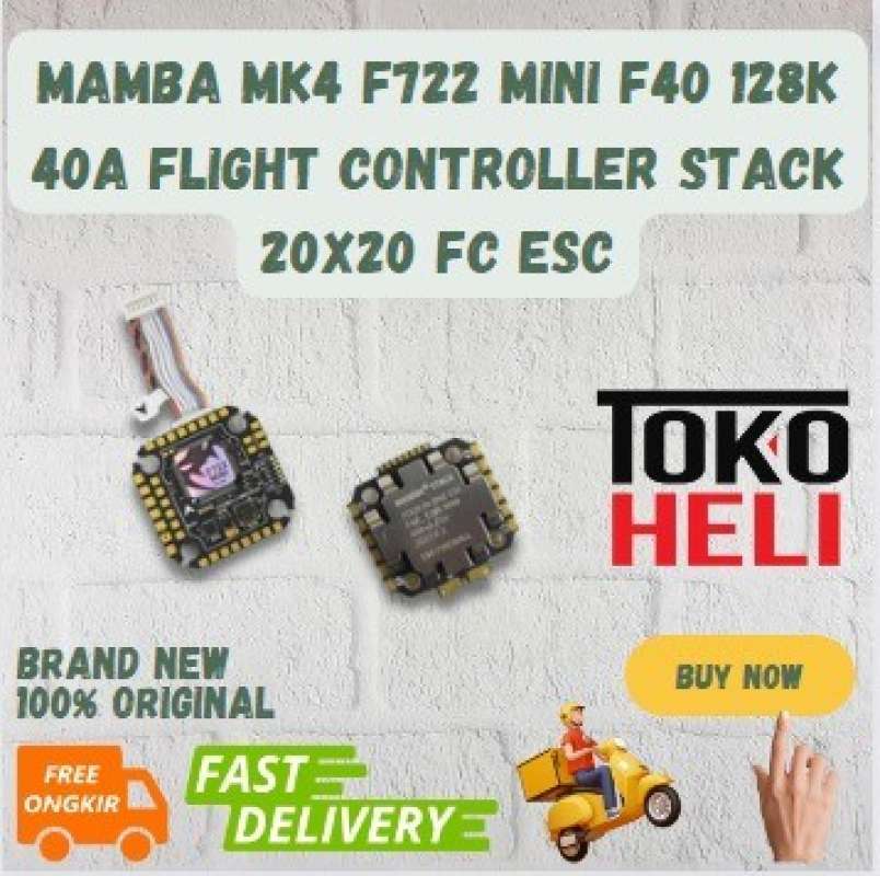 Promo Mamba MK4 F722 MINI F40 128K 40A Flight Controller Stack 20x20 FC ...