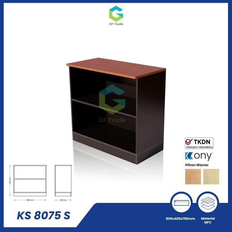 Promo Rak Arsip Kantor Rak Kayu Rak Dokumen Tanpa Pintu KS 80-75 S ...