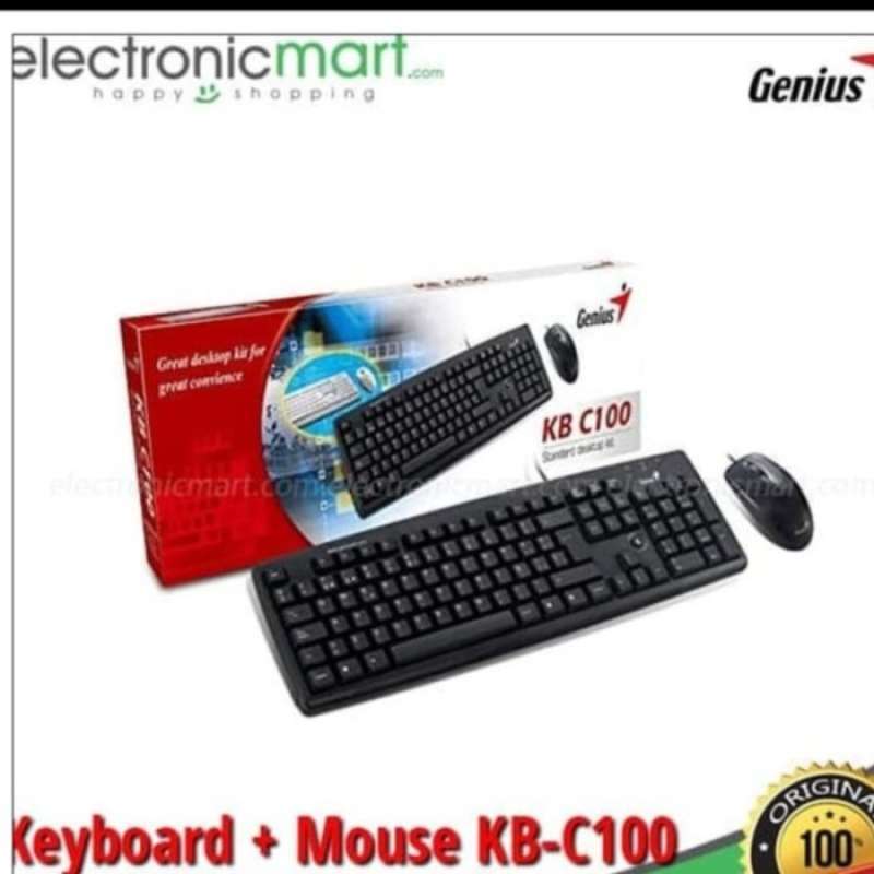 Jual Genius Keyboard + Mouse Ps/2 Kb-c100/km-200 Ps2 Di Seller Tunnel ...