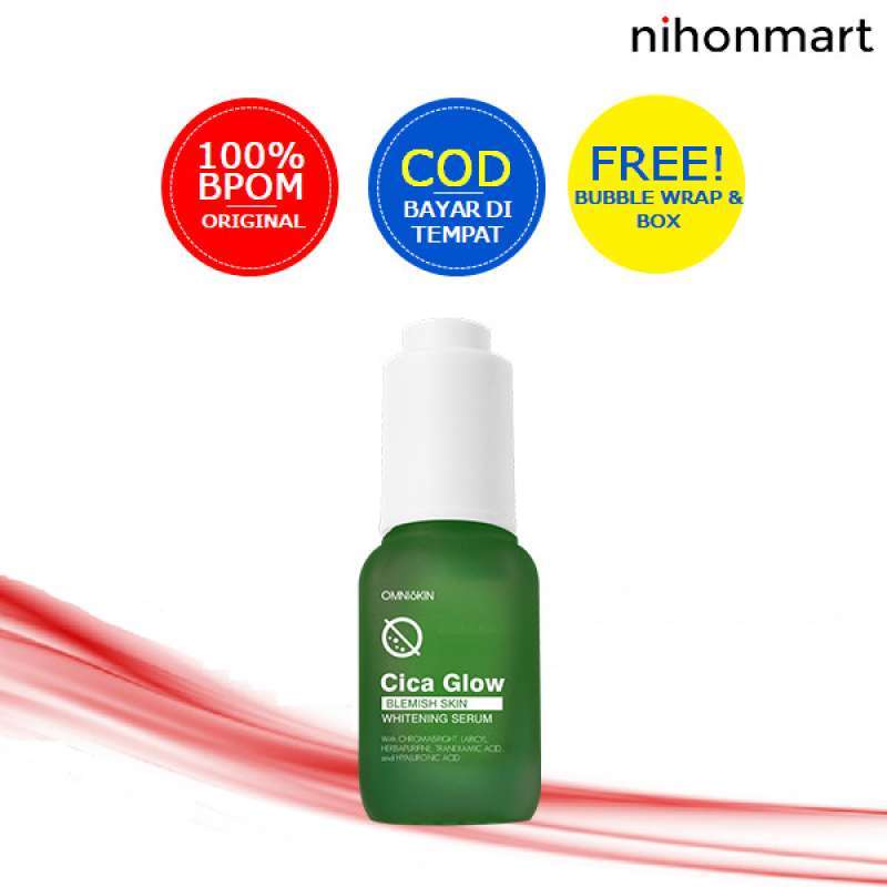 Promo Omniskin Cica Glow Blemish Skin Whitening Serum 20ml Diskon 23% di Seller Tunica Store ...