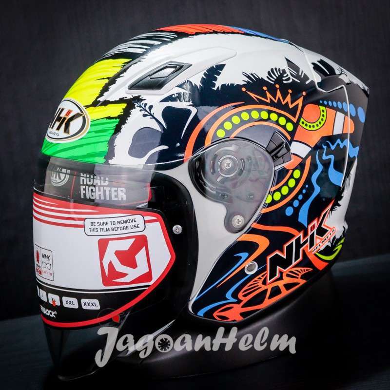 Jual Nhk Helm S1 Gp Pro Se Remy #3 | White Glitter | Gppro Double Visor ...