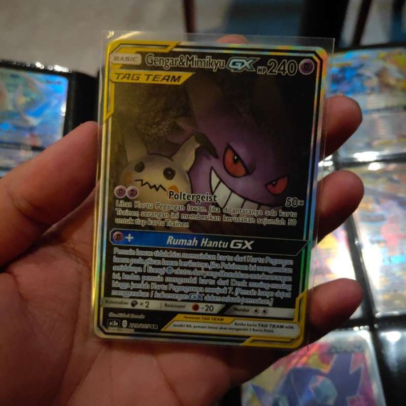 Jual Gengar Mimikyu Gx Sr Aa Alternate Art Pokemon Tcg Indonesia Di Seller Golia Store ...